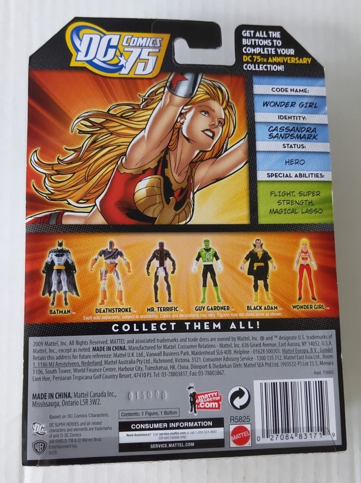 NEW WONDER GIRL DC UNIVERSE 75 YEARS OF SUPER POWER INFINITE HEROES ...