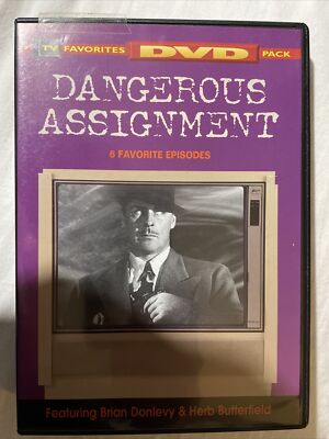 Brian Donlevy Dangerous Assignment DVD Black White six 30 Minute Episodes New | eBay