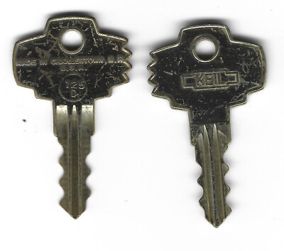 Vintage Keil 125D New Old Stock Uncut Key Blank Same as Ilco 765 ...