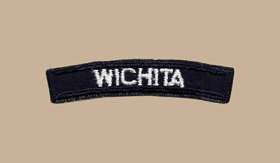 US Navy AOR-1 USS Wichita Replenishment Oiler UIM Shoulder Rocker Tab ...