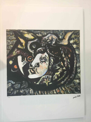 JACKSON Pollock Lithography Off Set CM 50x70 Signature On Plate With ...