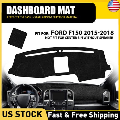 Dashboard Cover Fit For 2015 -2017 2018 Ford F150 Dash Cover Mat ...