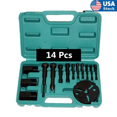 Universal Car AC R134A Compressor Clutch Puller Kit Air Conditioning ...
