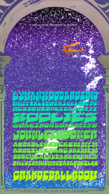 THE WOOLIES at GRANDE BALLROOM DETROIT by ORIGINAL POSTER ARTIST CARL ...