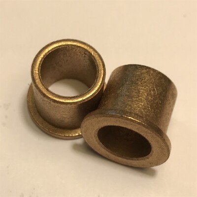Oilite Powdered Metal Bronze Flange Bearings Bushing 3/8 x 1/2 x 1/2 ...