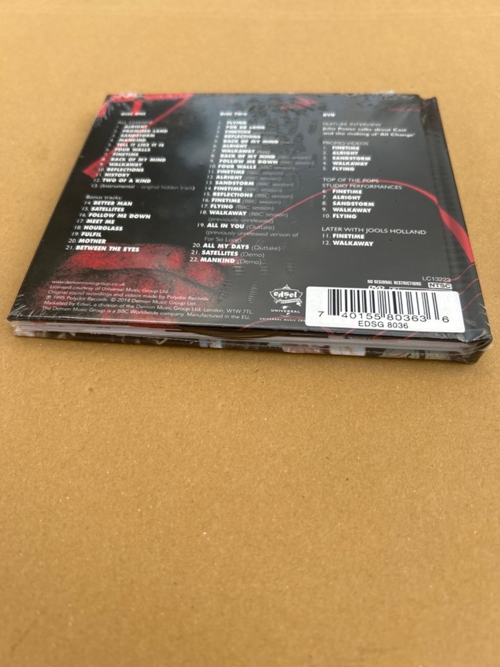 CAST - ALL CHANGE - DELUXE REMASTERED DOUBLE CD & DVD BRAND NEW (OASIS ...