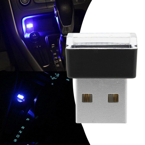 1Pcs USB Car Mini LED USB Interior Light Atmosphere Neon Ambient Lamp ...