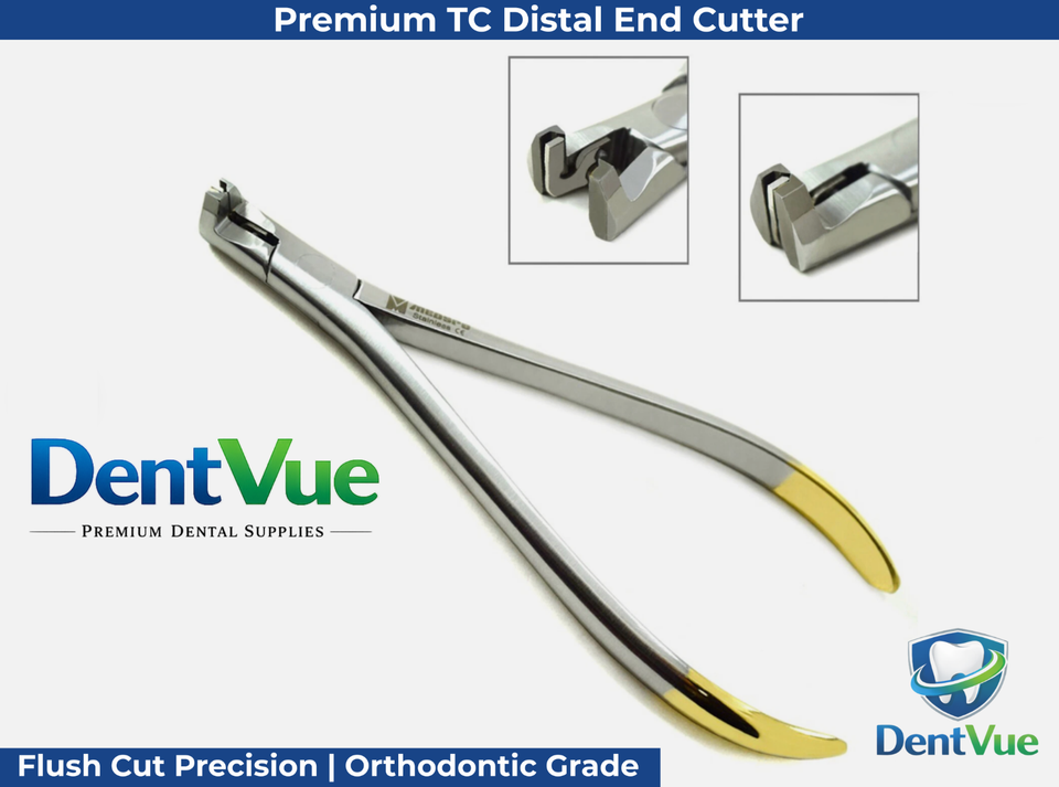 2Pcs Distal End Cutter Flush Cut & Safety Hold Orthodontic TC Ligature ...