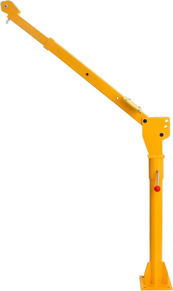 Davit Crane 1100 Lbs Pickup Truck Crane 360° Swivel Design Hydraulic ...