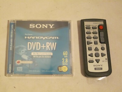 SONY DVD RMT-835 remote control oem controller original w/ DVD RW disc ...