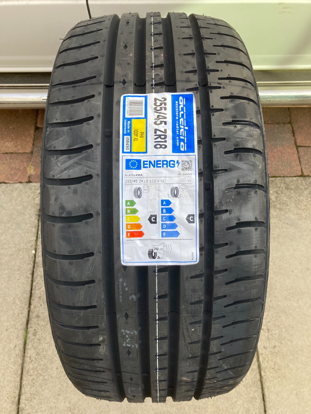 2 x 255/45ZR18 103Y XL ACCELERA TYRES 255 45 18 EXTRA LOAD 255/45R18 ...