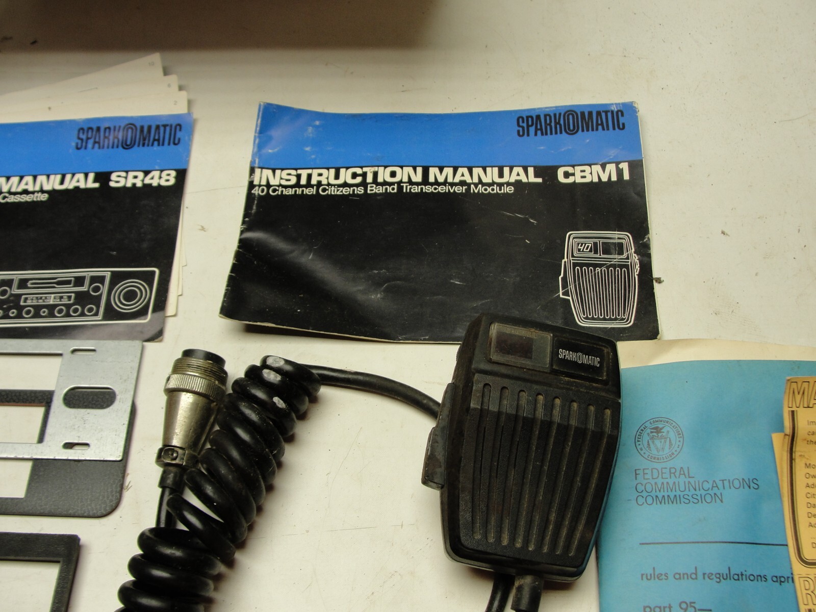 Vintage Sparkomatic SR48/CBM1 Car Van Truck Cassette Stereo With CB | eBay