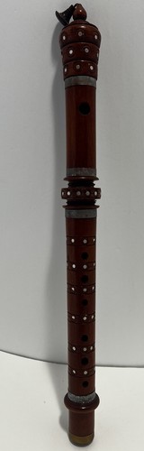 Vintage Antique 17” Long Nepalese Wooden Six-Key Flute/Recorder | eBay