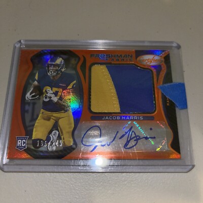 2021 Jacob Harris, LA Rams, Rookie, Patch, Auto 196/249 | eBay