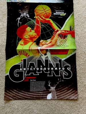 GIANNIS ANTETOKOUNMPO RARE PAIGE BUECKERS ROOKIE POSTER SI FOR KIDS ...