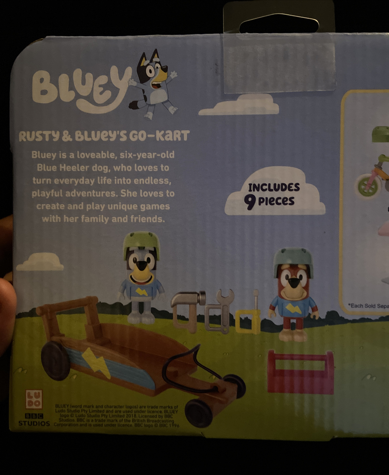 New Bluey RUSTY BLUEY'S GO KART GO-KART | Grelly USA