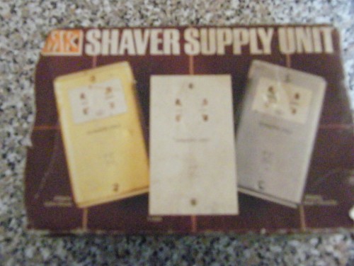MK Shaver Socket Dual Voltage Output 115/230V K701WHI Boxed NEVER USED ...