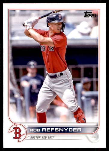 2022 TOPPS UPDATE #US129 ROB REFSNYDER BOSTON RED SOX | eBay
