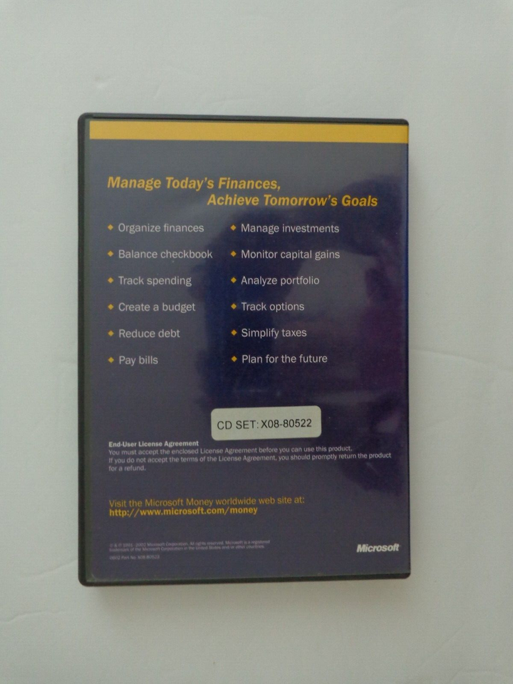 Microsoft Money 2003 Deluxe For Windows | eBay
