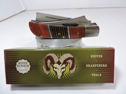 Ridge Runner Folding Straight Razor Arm Pocket Knife | eBay