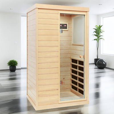 Mini Hemlock Sauna Far Infrared Saunas for 1 Person Indoor Sauna ...