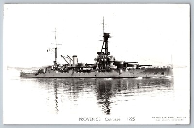 RPPC Provence Bretagne-Class Battleship French Navy 1925 Vintage ...