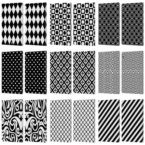 HEAD CASE DESIGNS BNW PATTERNS LEATHER BOOK WALLET CASE FOR HUAWEI ...