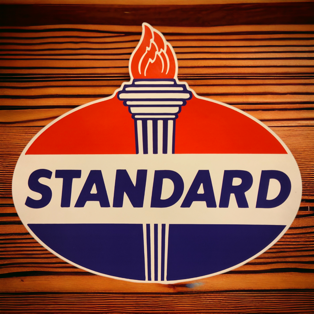 Standard Gas Decal / Gas Oil Standard Decals Petro Sign Petroliana ...