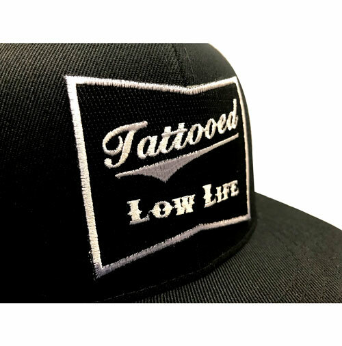 TATTOOED LOW LIFE FLAT BILL FLEX FIT HAT | eBay