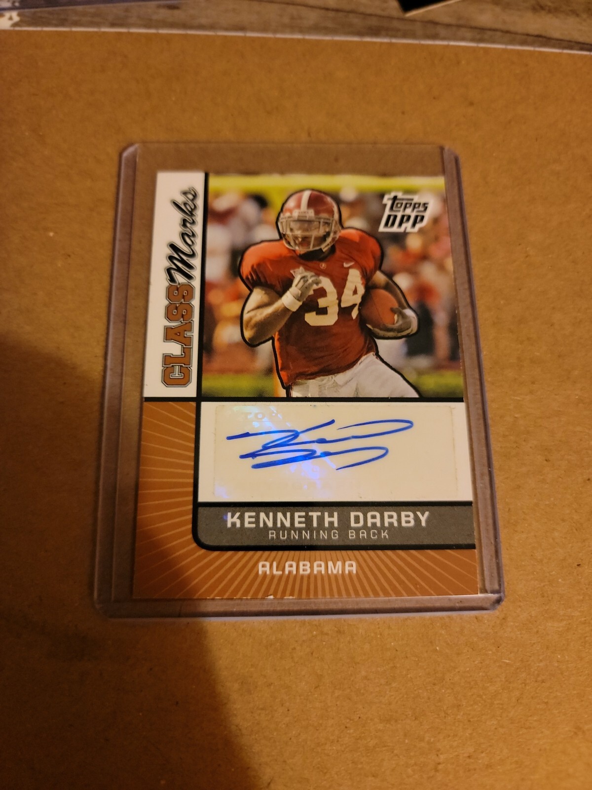 AUTOGRAPHED .Kenneth darby 2007 Topps Draft Picks Prospects (DPP ...