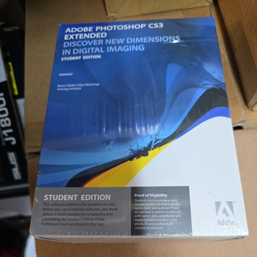 Adobe Photoshop Cs3 Extended Student Edition | eBay UK