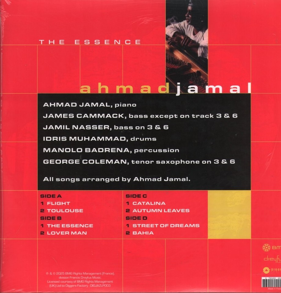 Ahmad Jamal Essence, Vol. 1 double LP vinyl Europe Diggers Factory 2025 ...