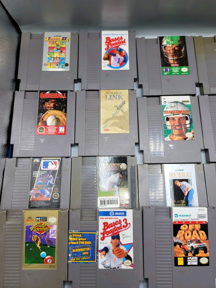 Nintendo NES Classic Lot of 18 Games - Tested/Working Cartridges Only ...