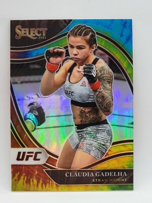 2021 Panini Select UFC #224 - Tie Dye Prizm Octagonside 25/25 - CLAUDIA ...