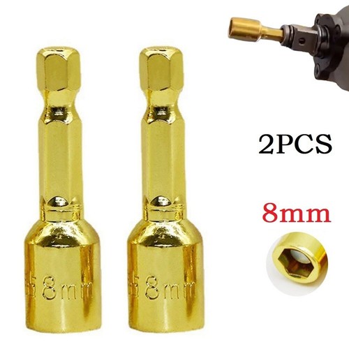 Socket Adapter Hexagonal Golden Hex Impact Drivers Magnetic Accessories ...