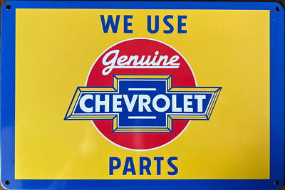 CHEVY Chevrolet Garage Rustic Vintage Metal Tin Signs Man Cave, Shed ...