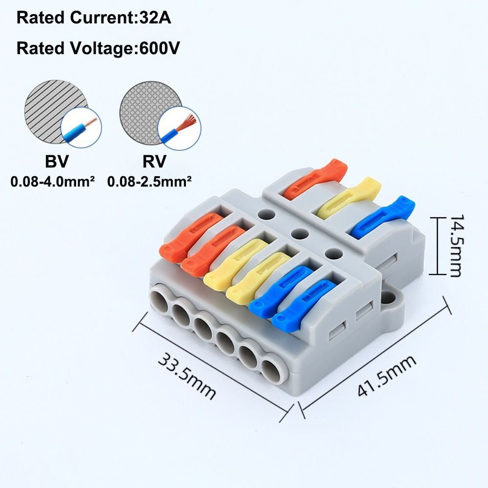 Universal Compact Quick Terminal Block Electrical | eBay