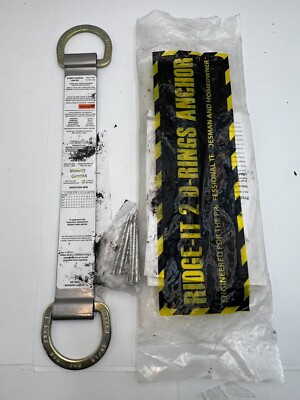 Guardian Fall Protection 00510 Ridge-It 2 D-Rings Anchor Safety Gear ...