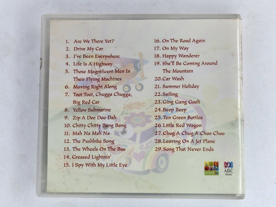 Travel Songs CD - ABC For Kids - | eBay Australia