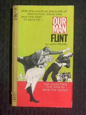 1965 OUR MAN FLINT by Jack Pearl G/VG 3.0 1st Pocket Paperback Movie ...