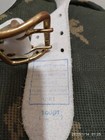 New! Belt USSR Harness white leather bronze | eBay