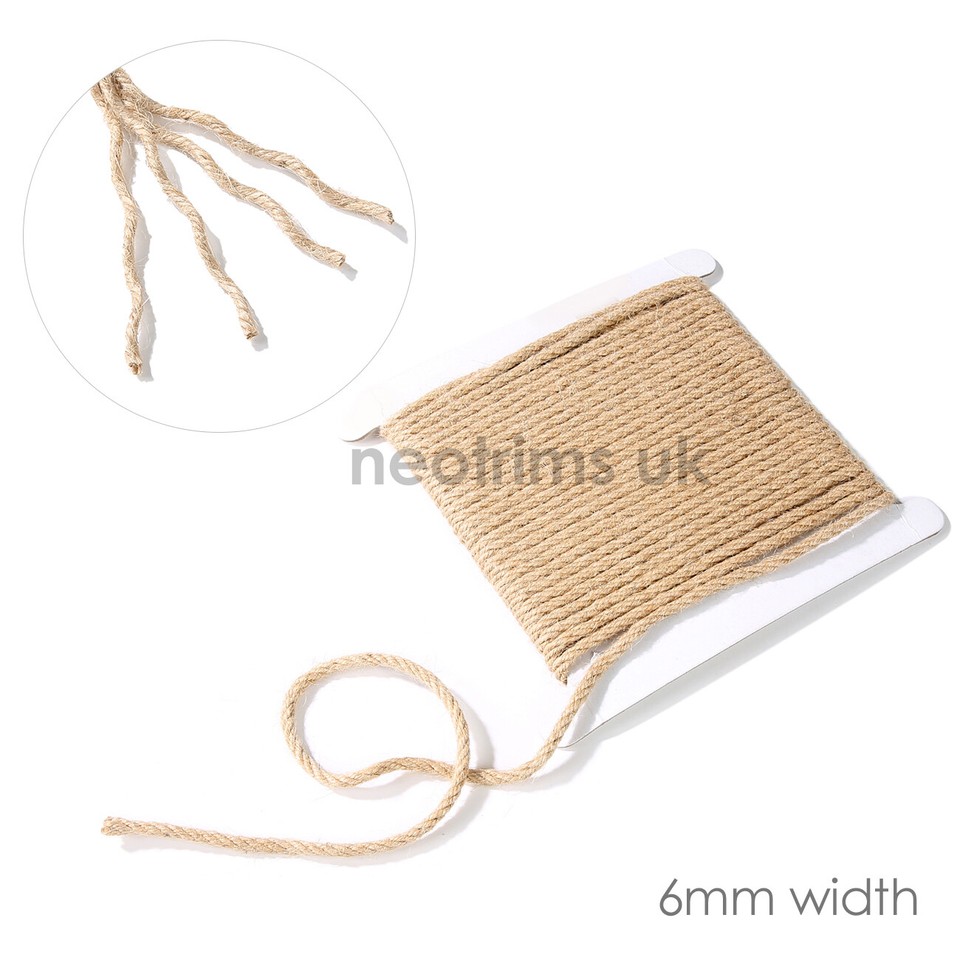 Jute Twine String Rope,Garden Decoration Cord,3 Ply,2mm,4mm,6mm,10mm ...