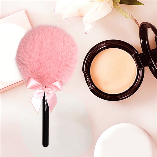 Makeup Puff Soft Bristle Applying Glitter Women Lollipop-shaped Powder ...