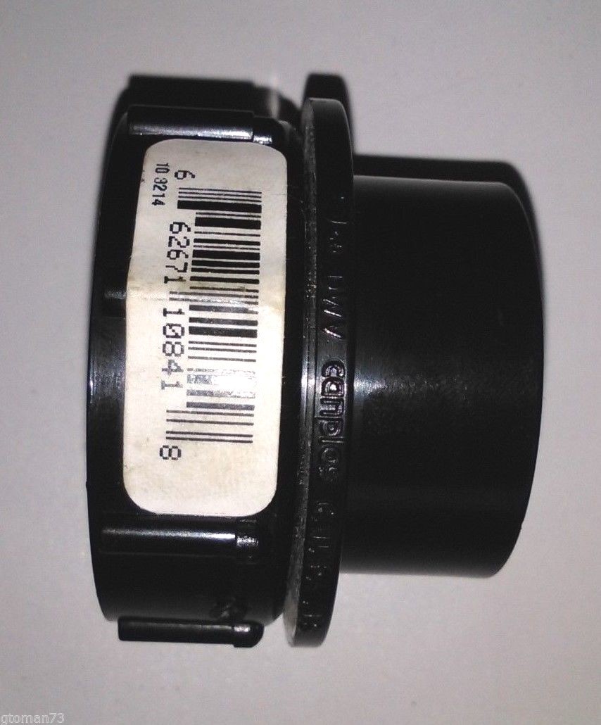 *NEW* CANPLAS PLUMBING PVC FITTING CLEANOUT ADAPTER 2" BLACK DWV PIPE ...