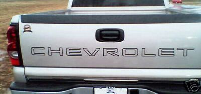 Chevrolet S10 tailgate lettering Decal | eBay