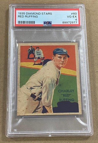 1934-36 National Chicle Diamond Stars - R327 Red Ruffing #60 for sale ...