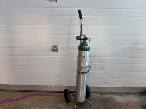 Pickup Only, Oxygen Cylinder Tank 680 Liters E Size Empty, O2, Wheeled ...