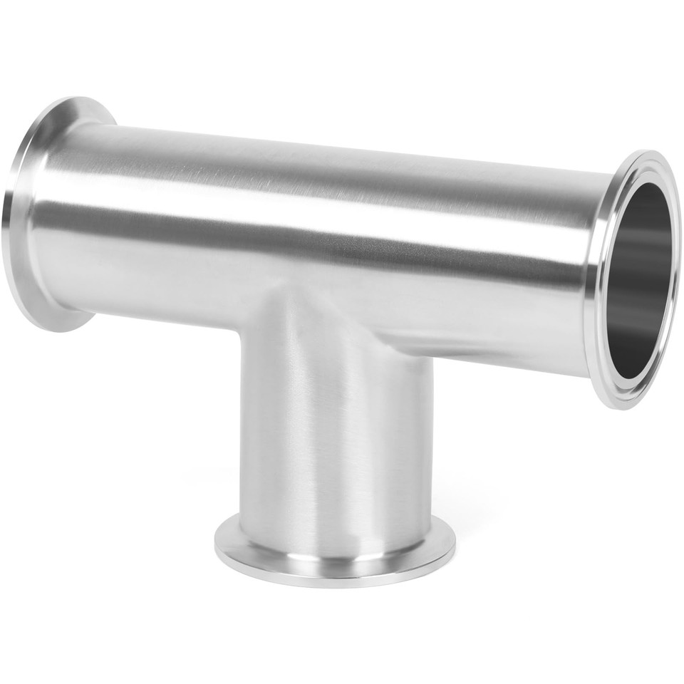 2" Tri Clamp Tee 3 Way Sanitary Fitting Equal Tee Tube 50.5mm Pipe OD ...