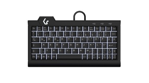 KeySonic KSK-3010ELC (DE) clavier USB QWERTZ Allemand Noir (Sony ...