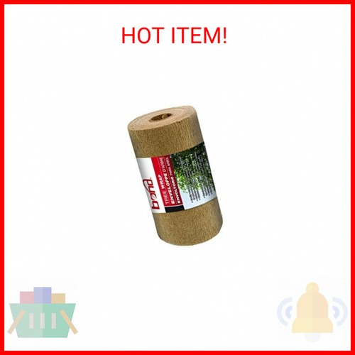 Bond Manufacturing 350 19.7ft x 3.94in Tree Wrap, No Size, Brown ...